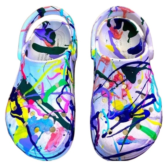 CROCS | Shoes | Artist Crocs Used For Painting | Poshmark